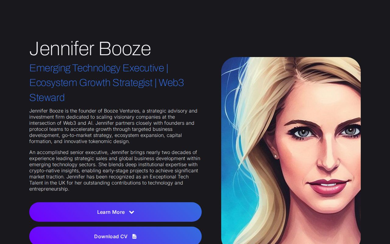 Jennifer Booze | Emerging Tech Executive